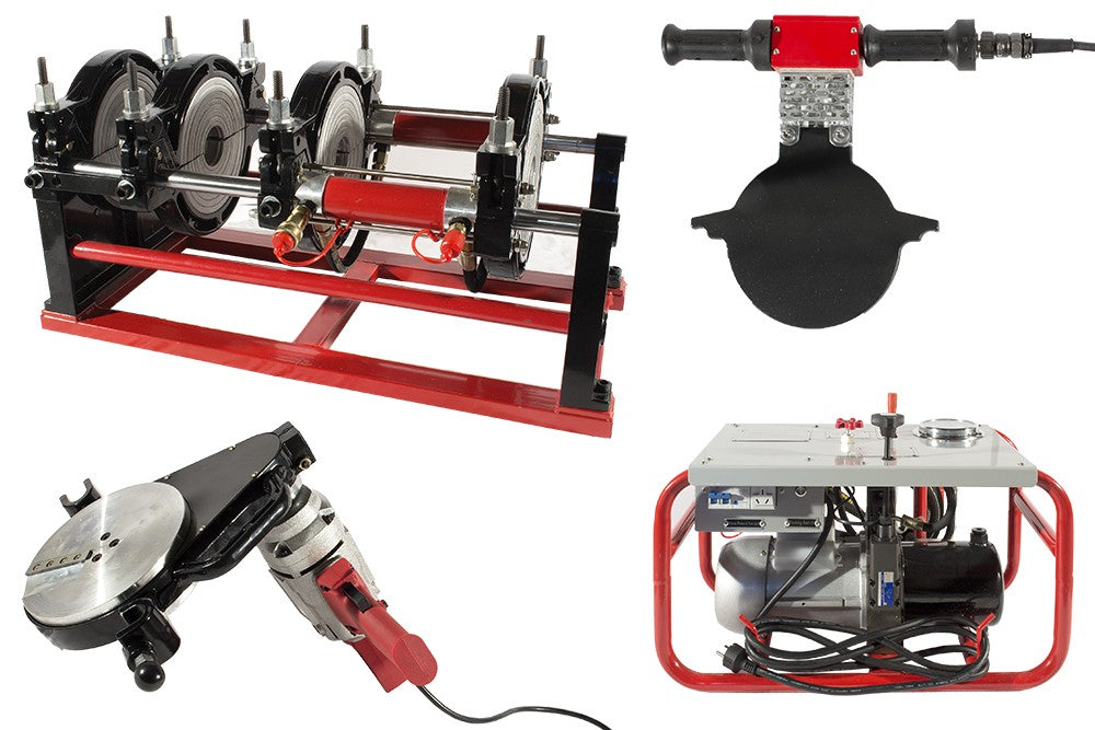 Pipe Welding Tool HDPE (KPE) Ø63-200mm (2,5"-8") 3.65kW/110V (LHC200 ...