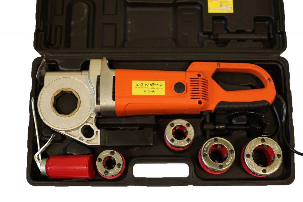 Portable Electric Pipe Threader Threading Machine NPT (1.8kW/110V) 1/2 ...